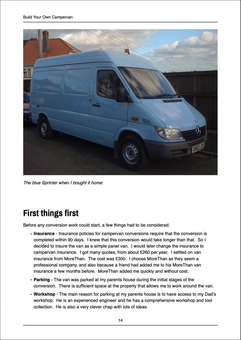 How to Build a Campervan - eBook - Camper Van Life