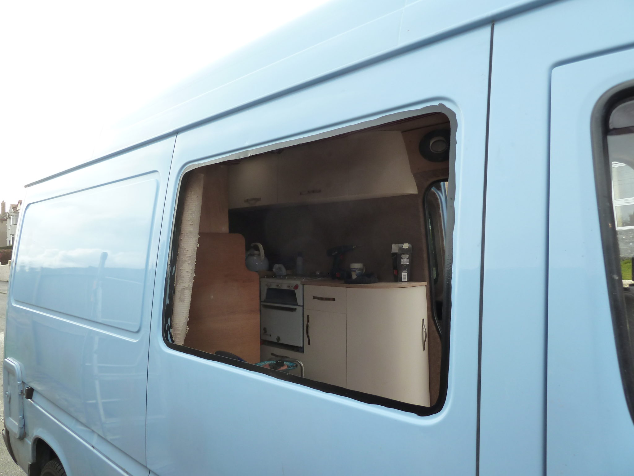 Fitting Windows In A Campervan Conversion - Camper Van Life
